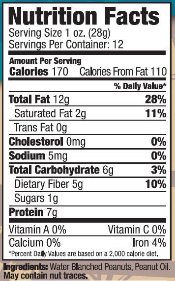 Unsalted Peanuts - Heart-Healthy Gourmet Virginia Peanuts